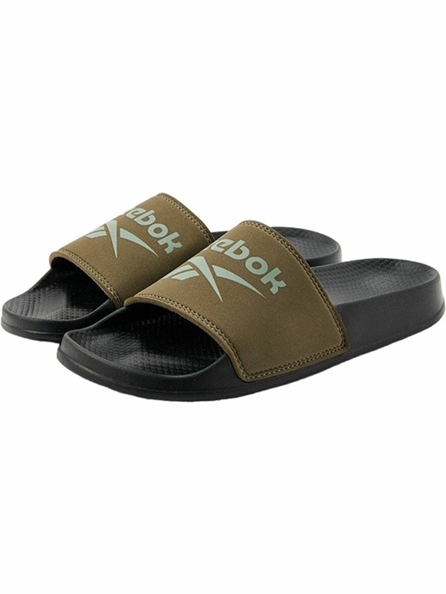 Шлёпанцы Reebok Fulgere Slide, размер 4 US, зеленый — фото 1