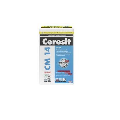 Клей Ceresit СМ 14, для плитки, для внутренних и наружных работ, белый, 25 кг 1767954