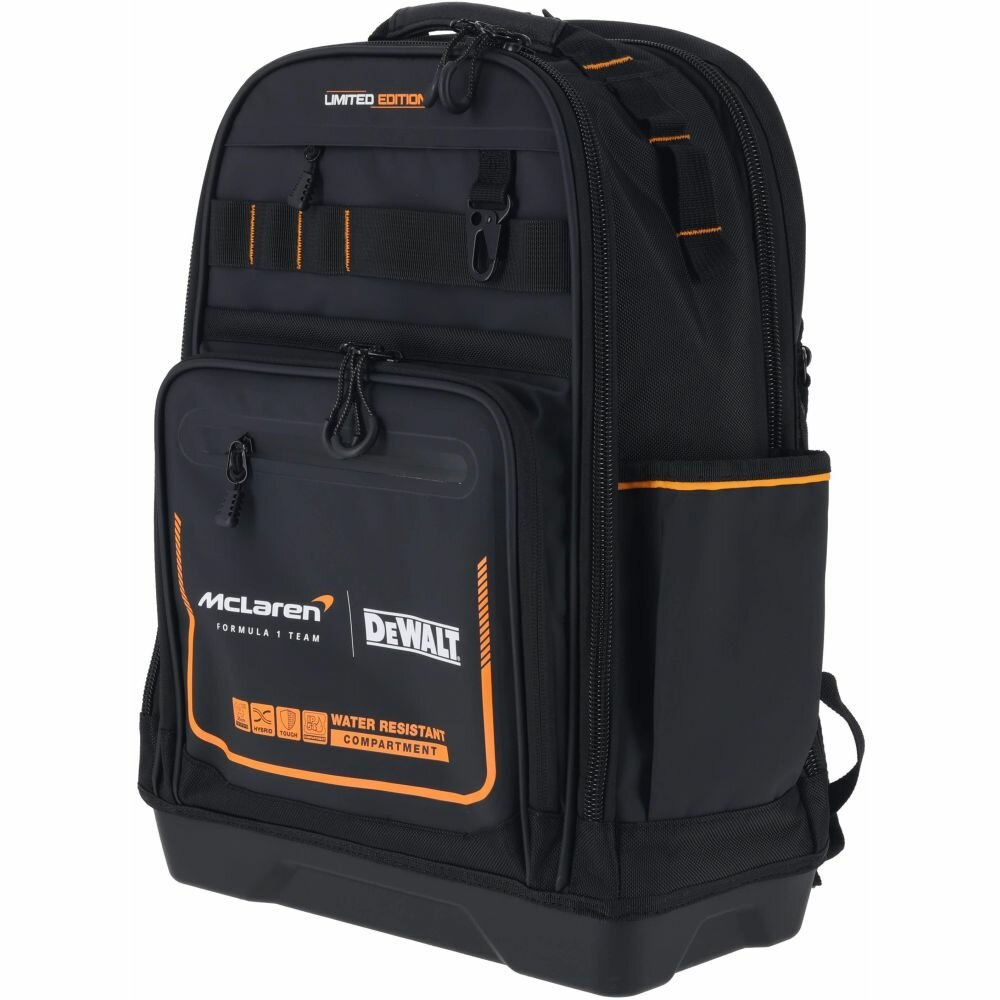Рюкзак DeWALT McLaren Limited Edition, для инструментов, черный