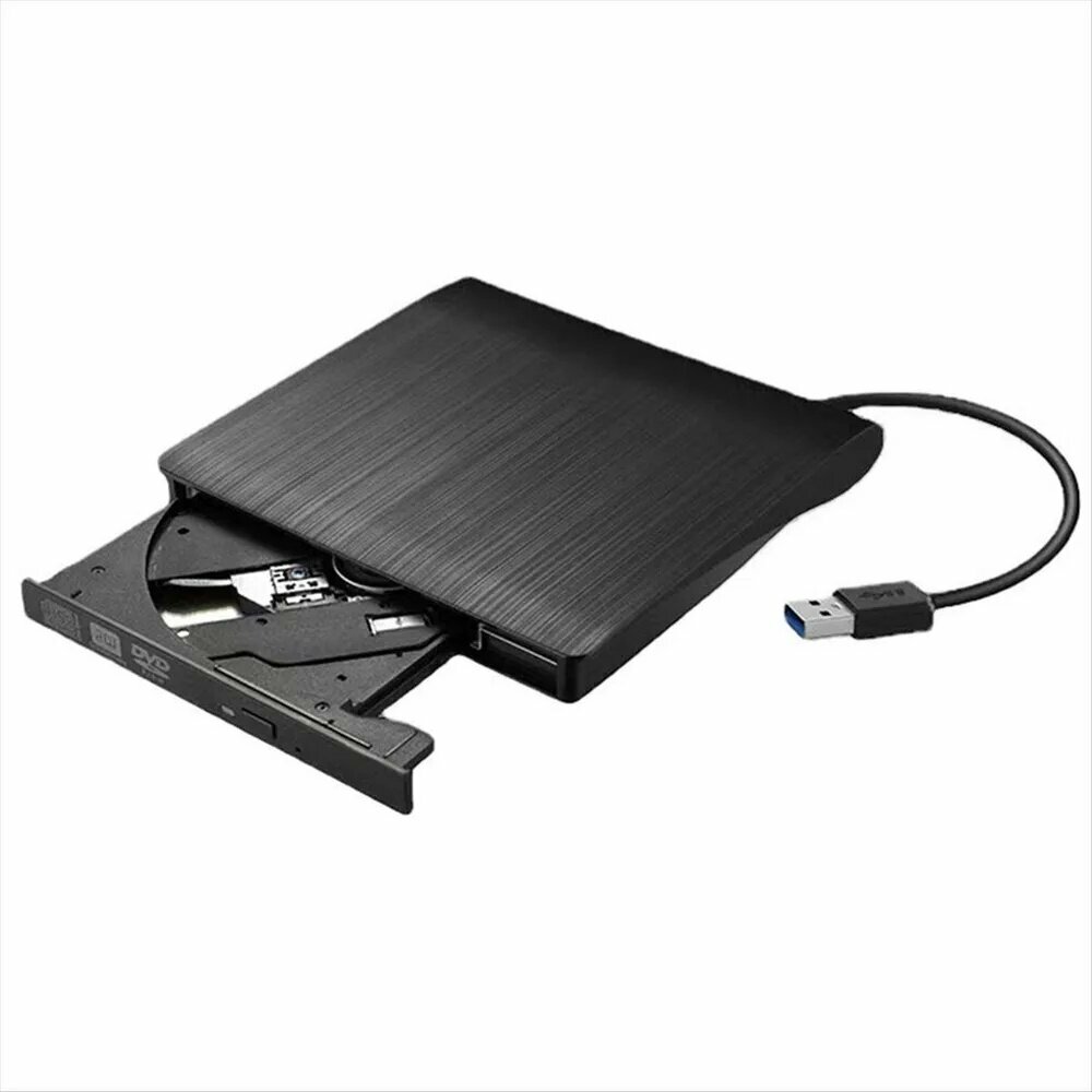 Внешний DVD-привод USB 3.0, высокоскоростной портативный пишущий привод CD/DVD +/-RW для ноутбуков с ОС Linux
