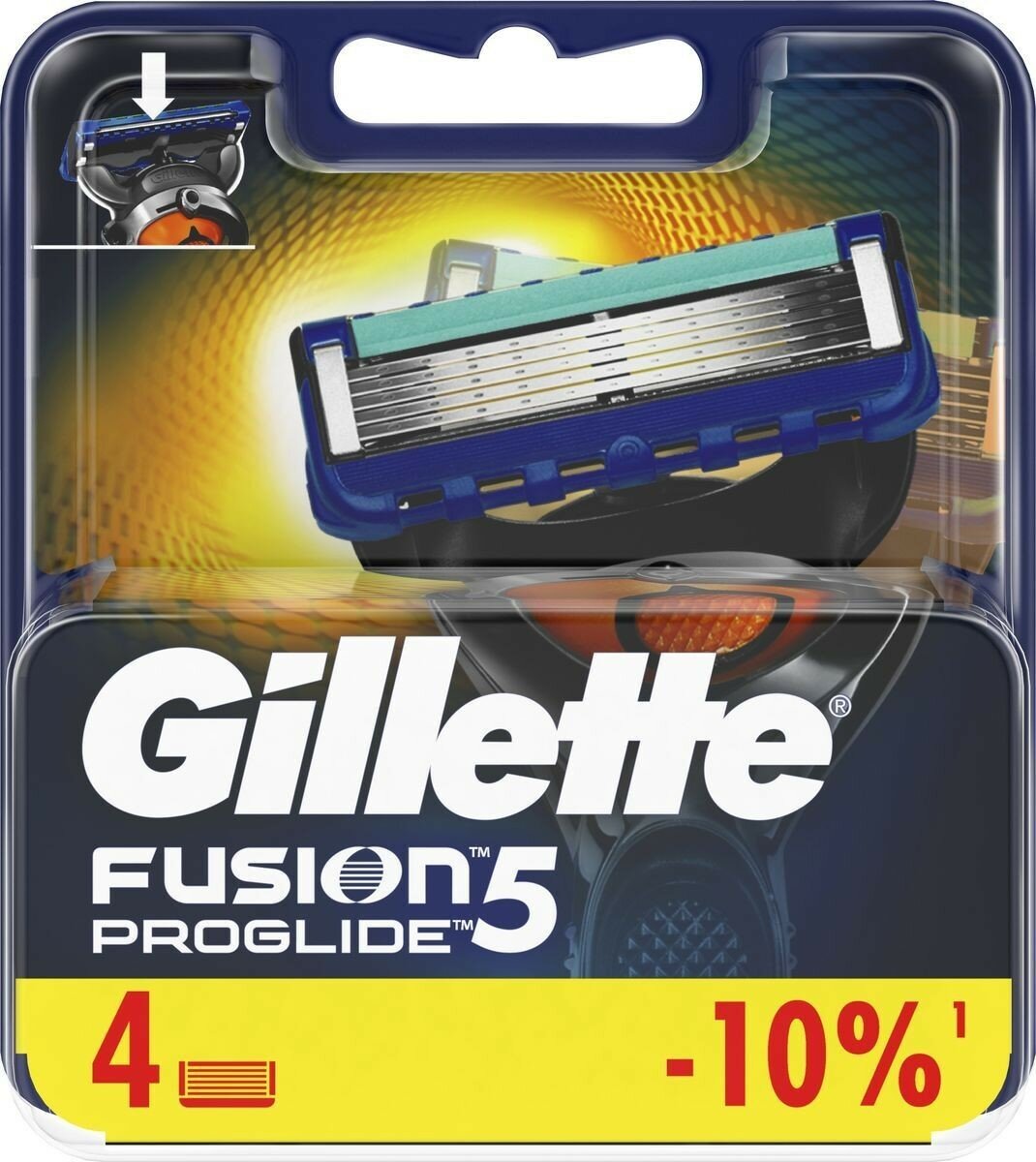 Cменные кассеты для бритвы Gillette Fusion5 Proglide (4 шт.)