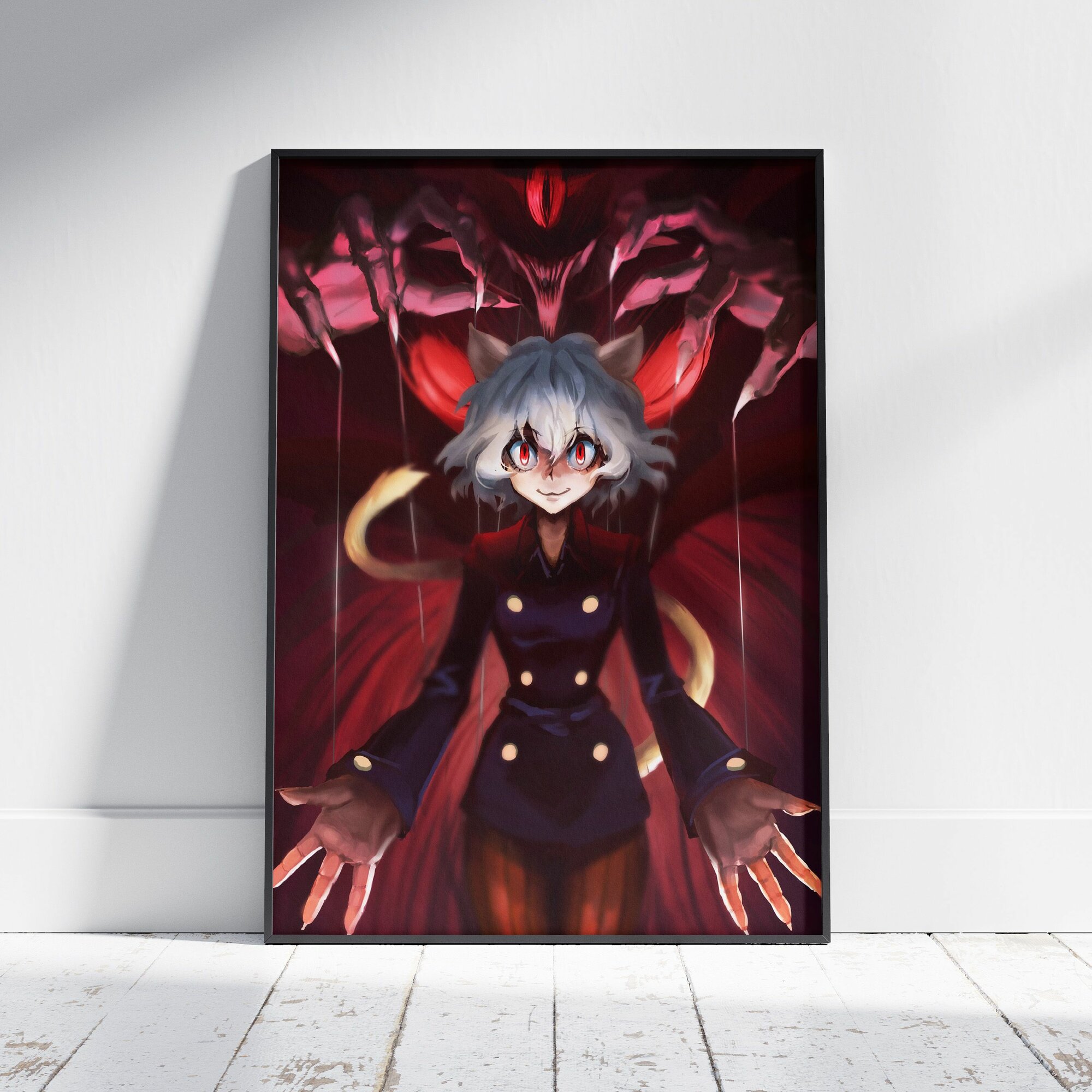 Плакат на стену для интерьера Hunter x Hunter (Неферпиту 7) - Постер по аниме формата A4 (21х30 см)