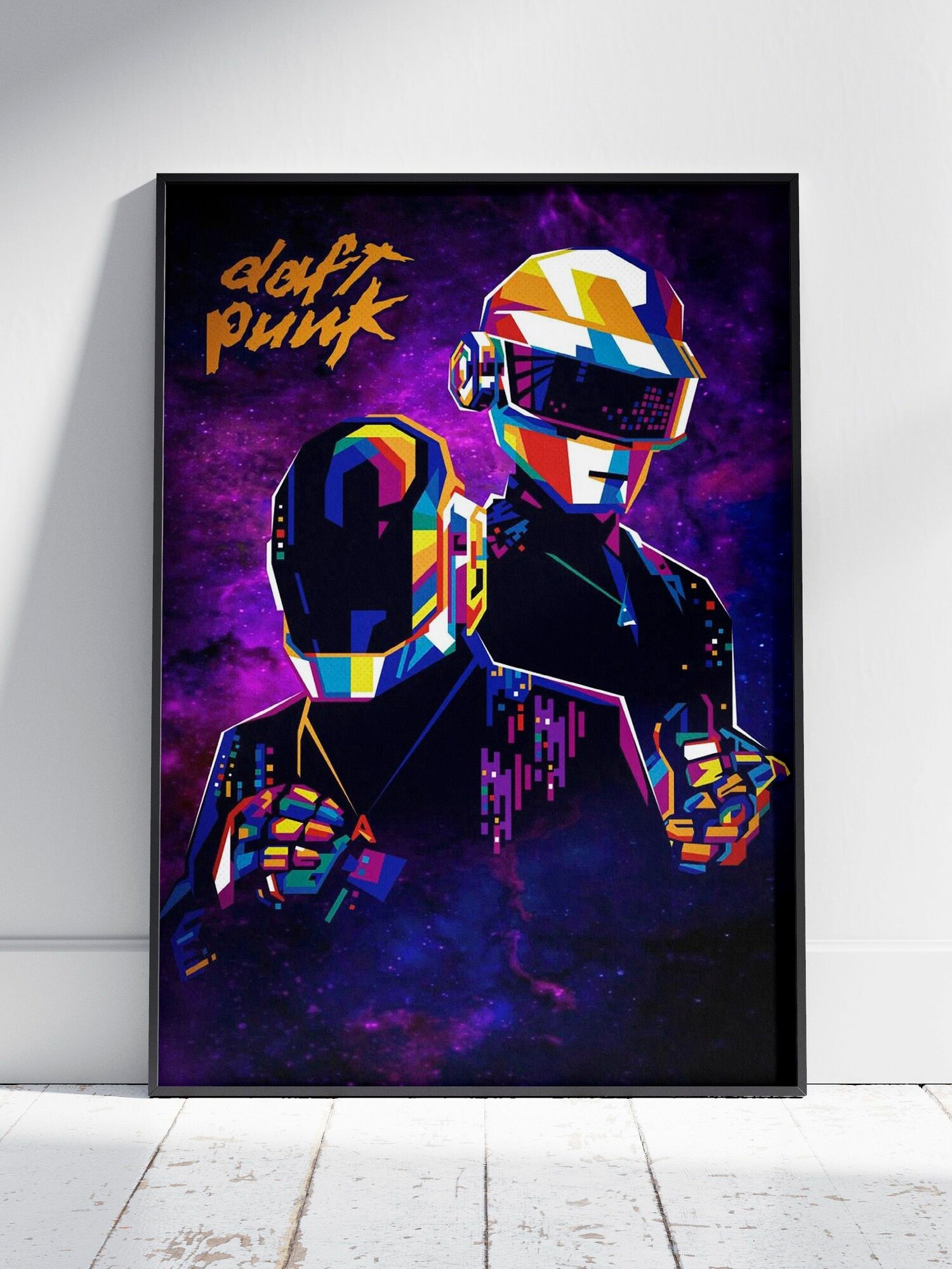 Плакат на стену для интерьера Дафт Панк (Daft Punk 35) - Постер по музыке и артисту формата A3 (30x42 см)