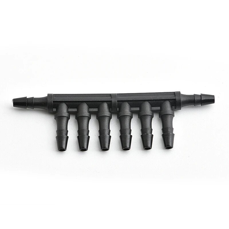5 шт, соединитель для струйной трубки JACA 4 6 8 каналов 6 ways for 4x3mm
