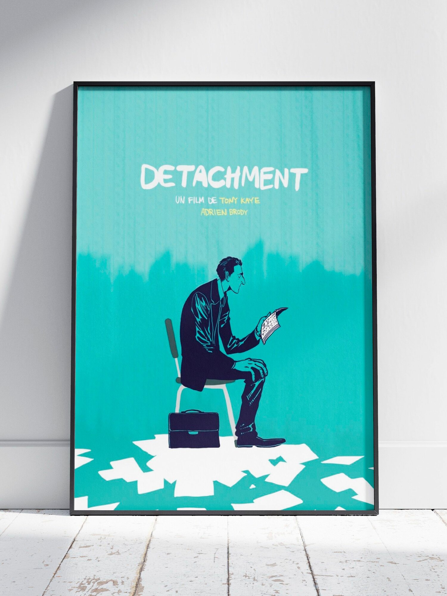 Плакат на стену для интерьера Учитель на замену (Detachment 1) - Постер по фильму и кино формата A4 (21x30 см)