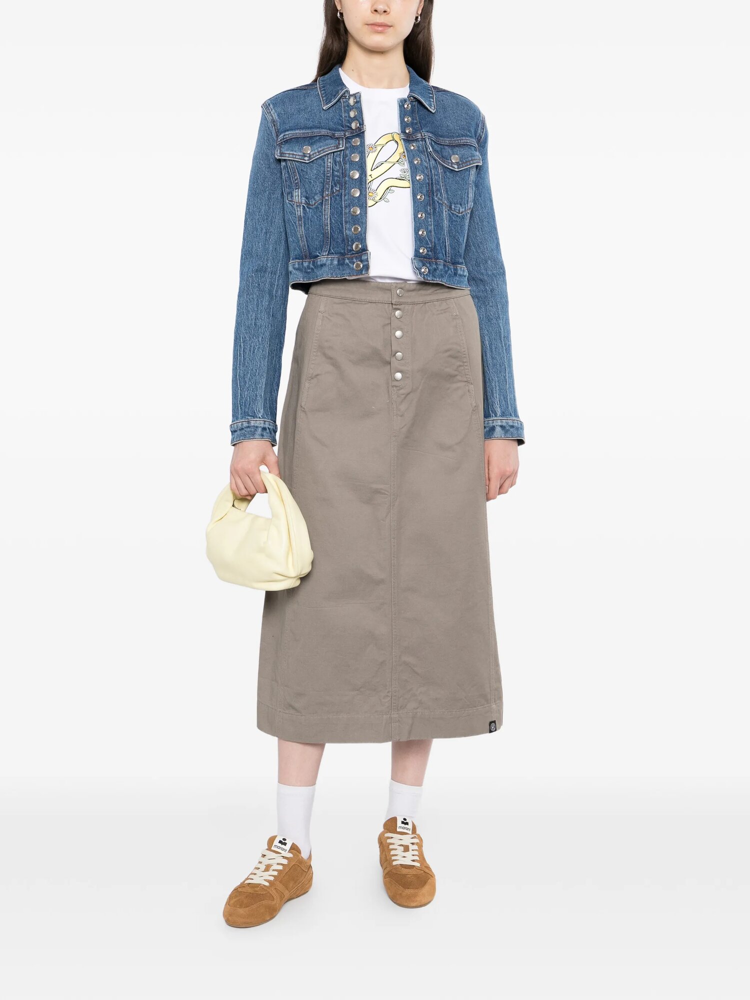 Юбка SPORT b. Side-slash twill skirt, размер 40, разноцветный — фото 1