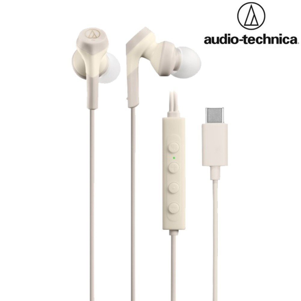 Audio-Technica CKS330NC Наушники-вкладыши ANC Type C с проводным качеством звука HiFi и шумоподавлением