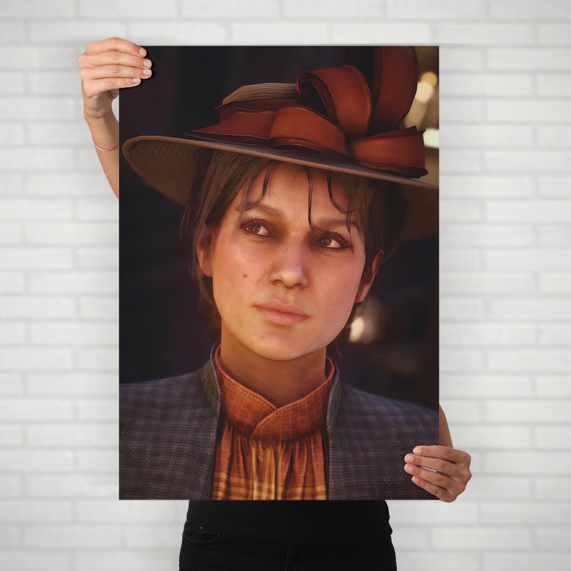 Плакат на стену для интерьера Red Dead Redemption 2 (Мэри Бет 5) - Постер по игре формата А1 (60x84 см)