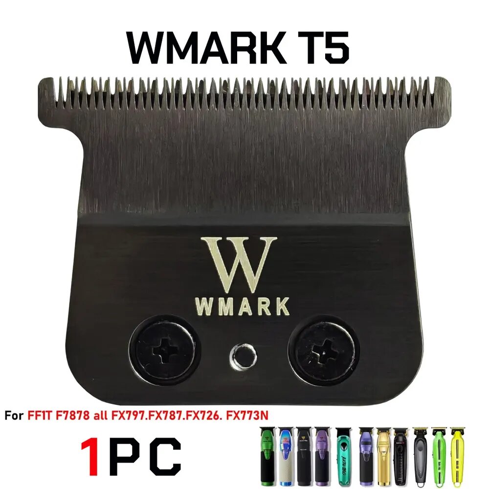 Профессиональный резак для волос DLC Blade Barber Clipper FX707 с глубокими зубами и 2 винтами