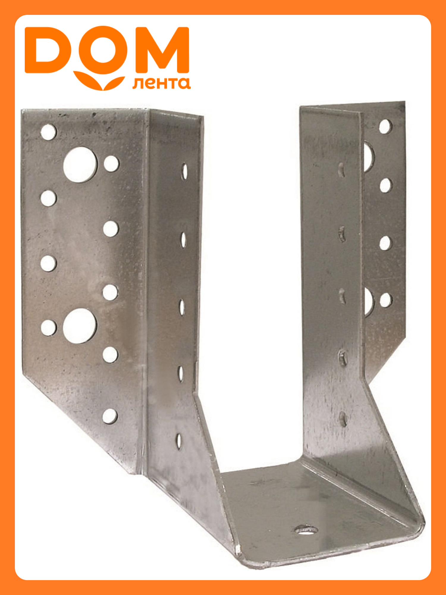 Опора бруса Tech-KREP, для бруса, оцинкованная сталь, 40x110x2мм