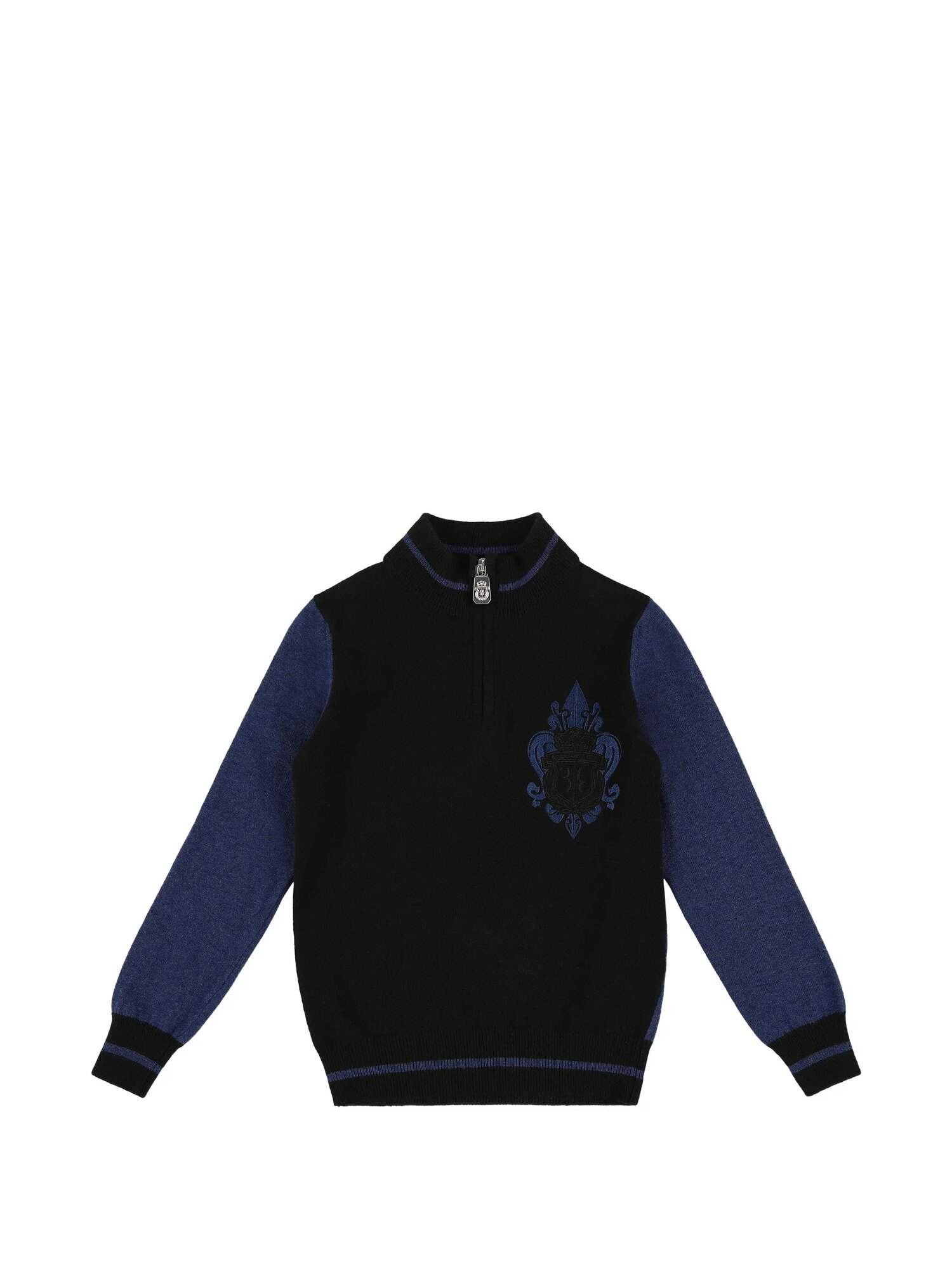 Свитер Giglio quarter-zip embroidered-detail wool pullover