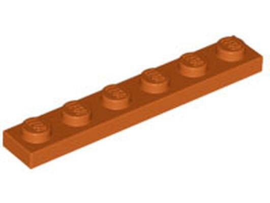 Деталь Lego 3666 Plate 1 x 6