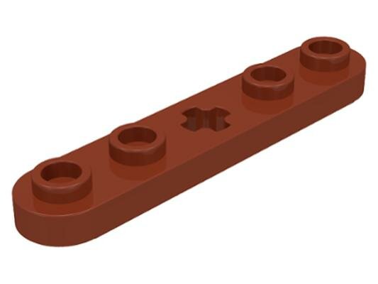 Деталь Lego 32124 Technic, Plate 1 x 5 with Smooth Ends, 4 Studs and Center Axle Hole