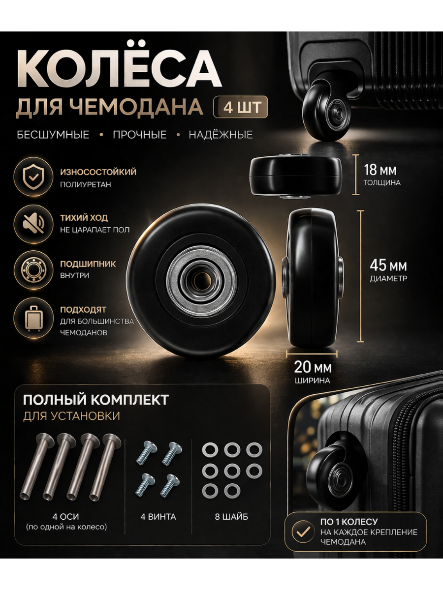 Колесо для чемодана