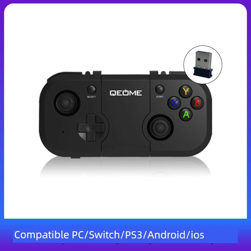 Беспроводной Bluetooth-контроллер с датчиком Холла и приемником для Steam, ПК и Switch — черный