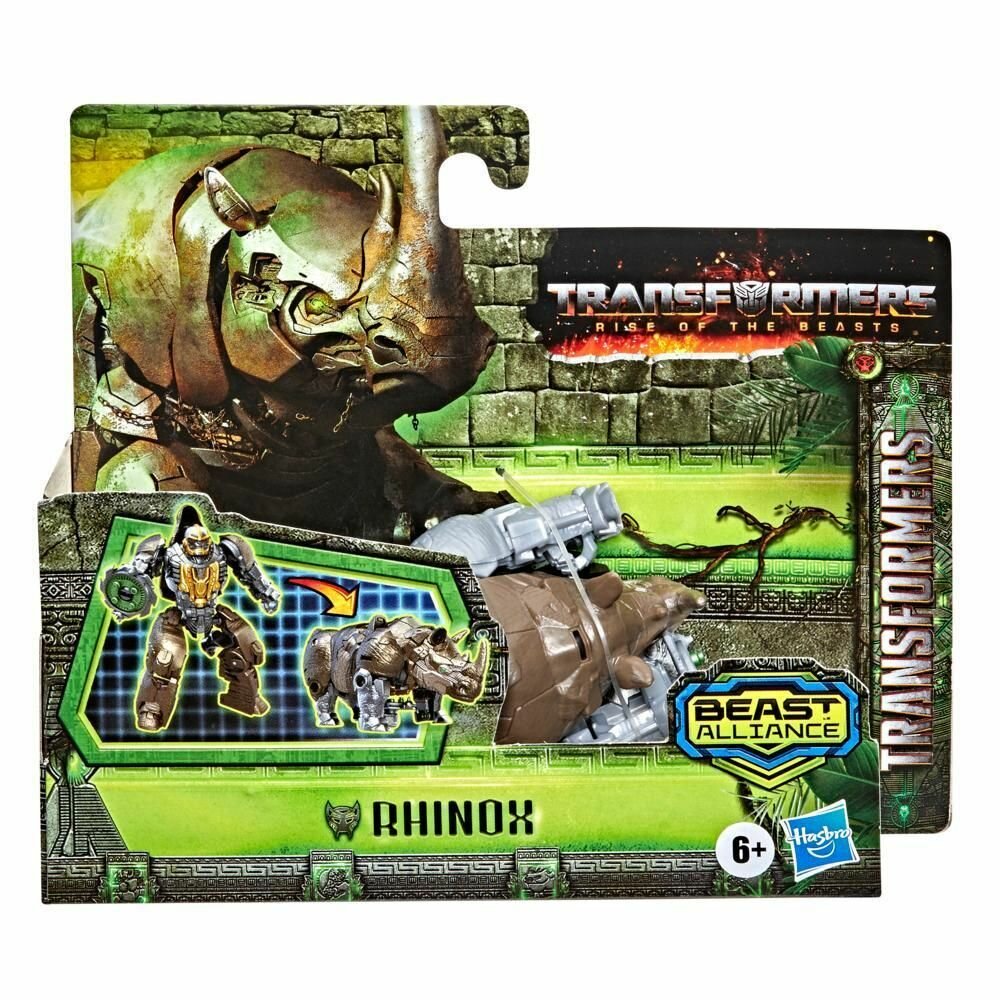 Трансформеры игрушки Hasbro Transformers: Rise of the Beasts Movie Battle Changers Rhinox 11.43cm F4606