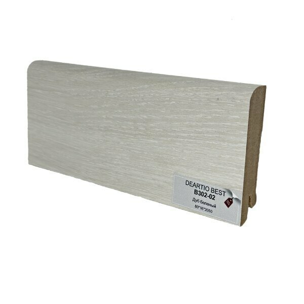 Плинтус Deartio Best Дуб белёный B302-02, 1 шт.