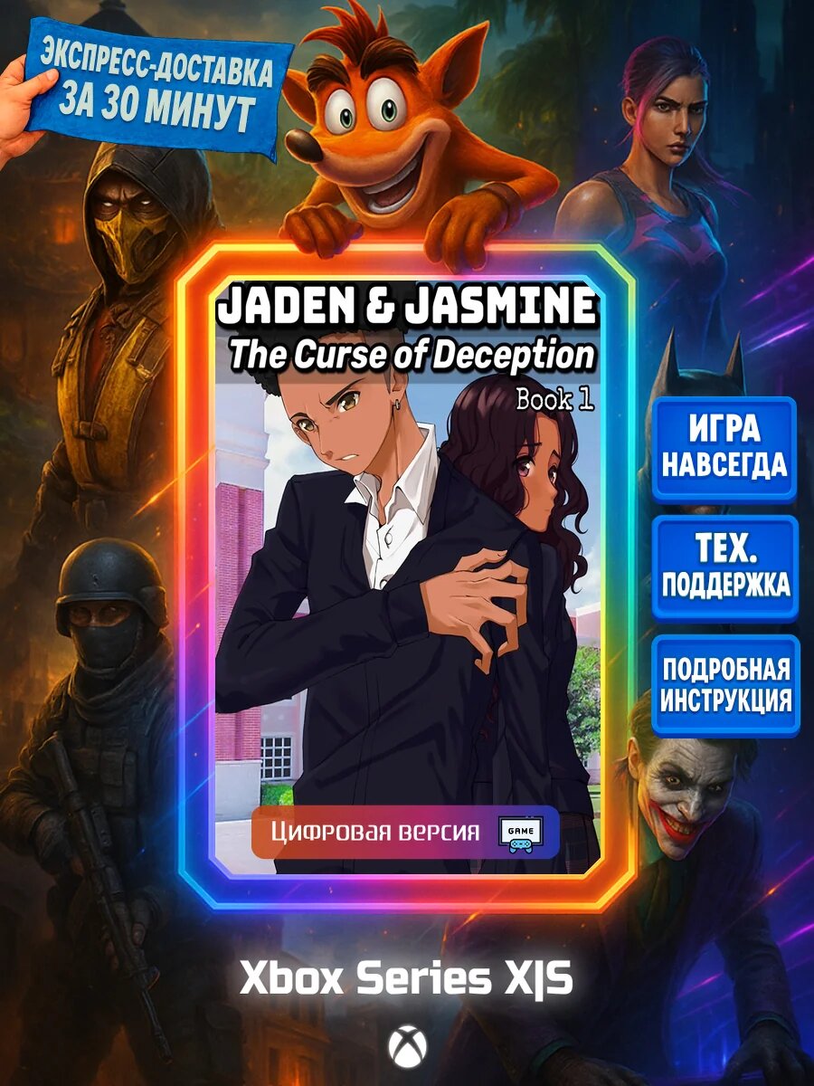 Jaden & Jasmine: The Curse of Deception Series X|S Цифровая версия игры | Доставка на почту
