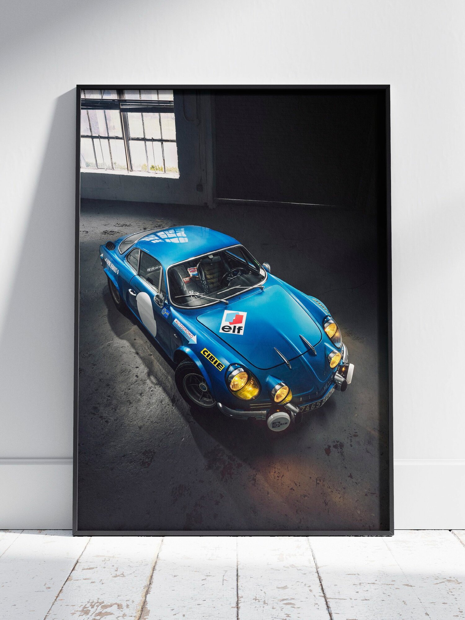 Плакат на стену для интерьера Авто и Мото (Рено Альпин A110 - Renault Alpine A110 1) - Постер по транспорту формата A3 (30x42 см)