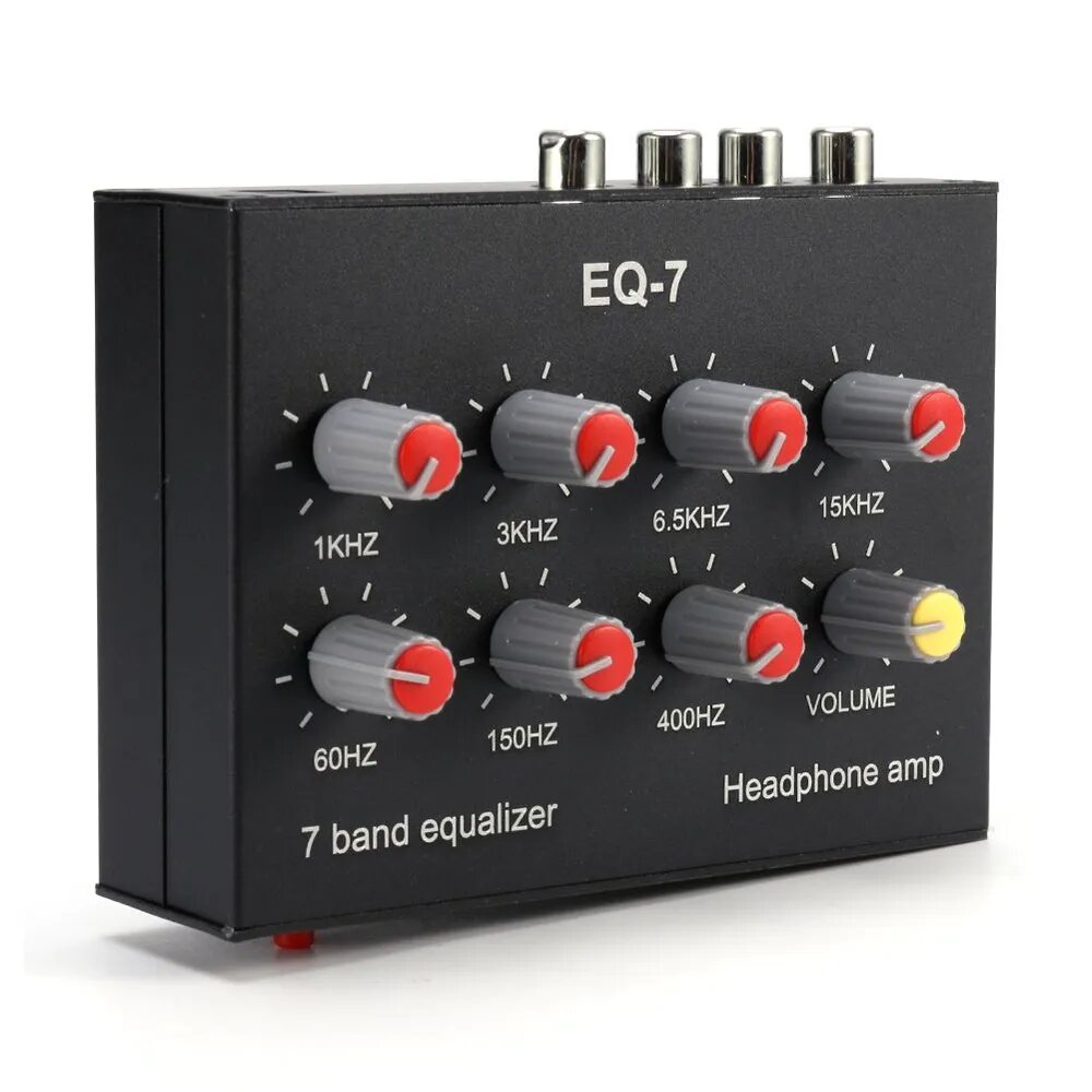7-полосный эквалайзер со встроенным предусилителем EQ-7, 7 band equalizer, Headphone amp
