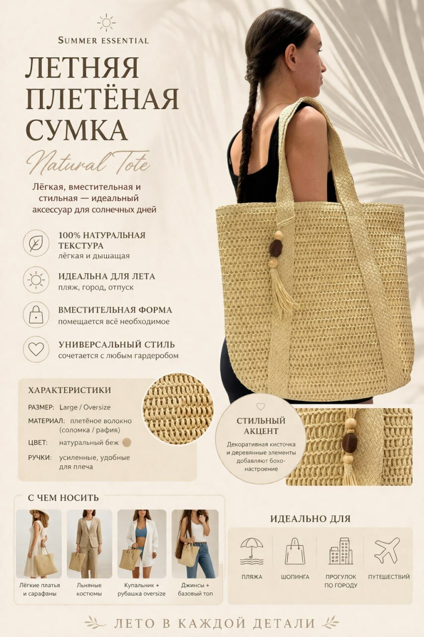 Сумка пляжная