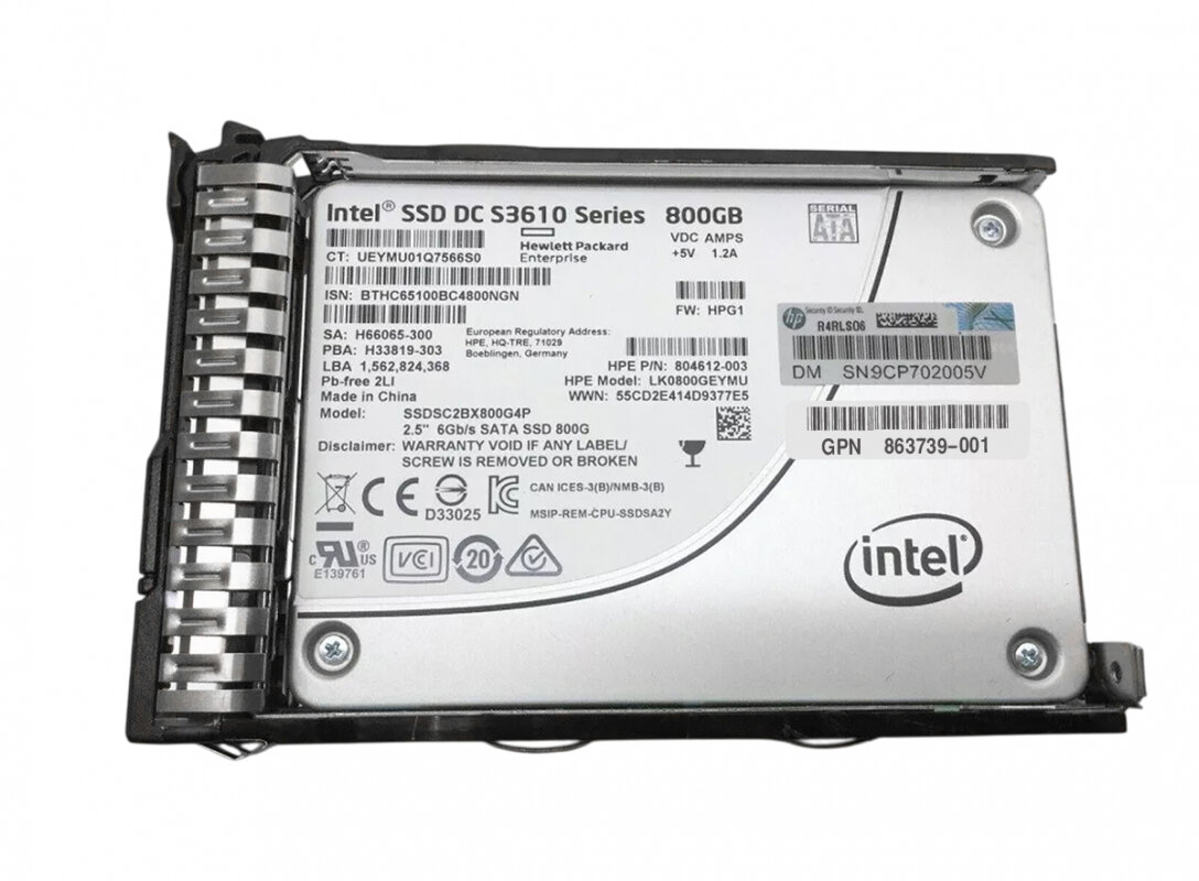 Жесткий Диск HP 863739-001 800Gb SATAIII 2.5" SSD