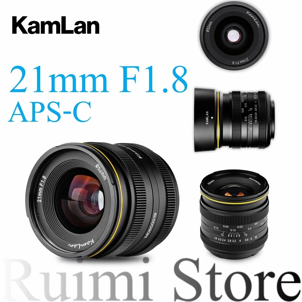 Объектив Viltrox Kamlan 21mm F1.8 APS-C M43