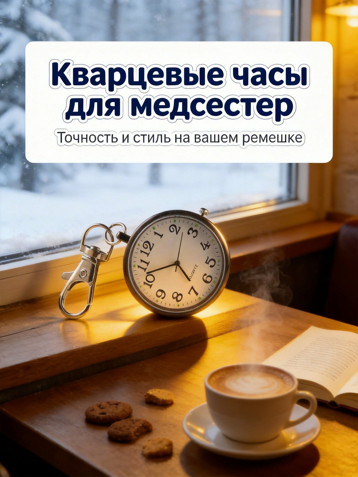 Детские кварцевые карманные часы, подсвечивающийся большой циферблат для медсестер и студентов, брелок-подвеска из нержавеющей стали с карабином
