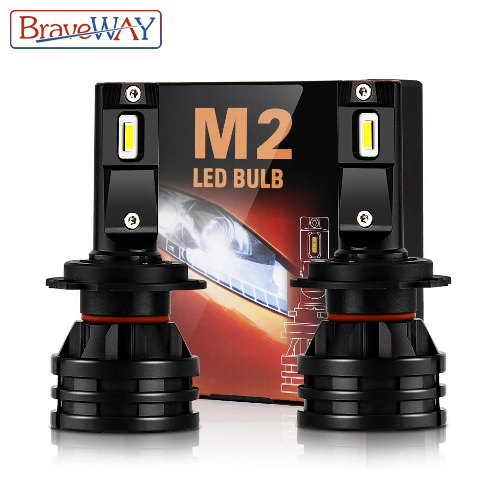 Светодиодные лампы BraveWay 9006 HB4, 16000LM, 12В