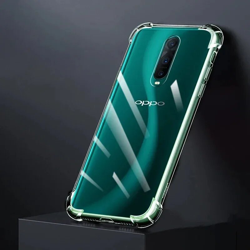 Оригинальный чехол-накладка Airbag для OPPO R17 RX17 R15 Pro Neo R15X R11 R11S R9 R9S Plus, прозрачный силиконовый, класса люкс