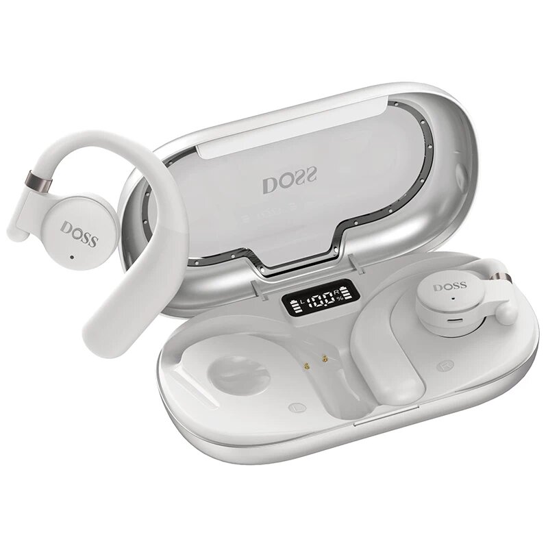 DOSS T98 Открытые Bluetooth наушники беспроводные спортивные наушники для мужчин и женщин серые