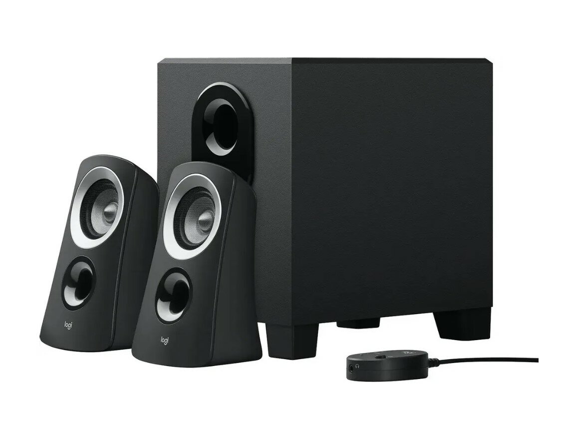 Компьютерная акустика Logitech Z313, 2.1, черный
