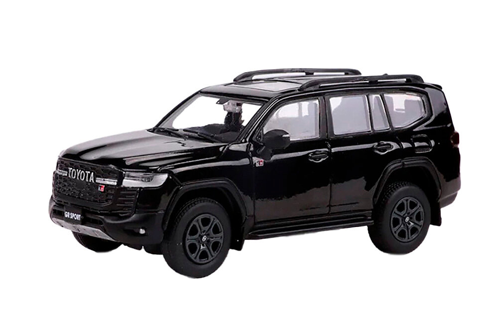 Модель коллекционная PAUDI Toyota land cruiser LC300 gr-s 2025 black / тойота лэнд крузер ЛС300 черный (длина 7-10 см)