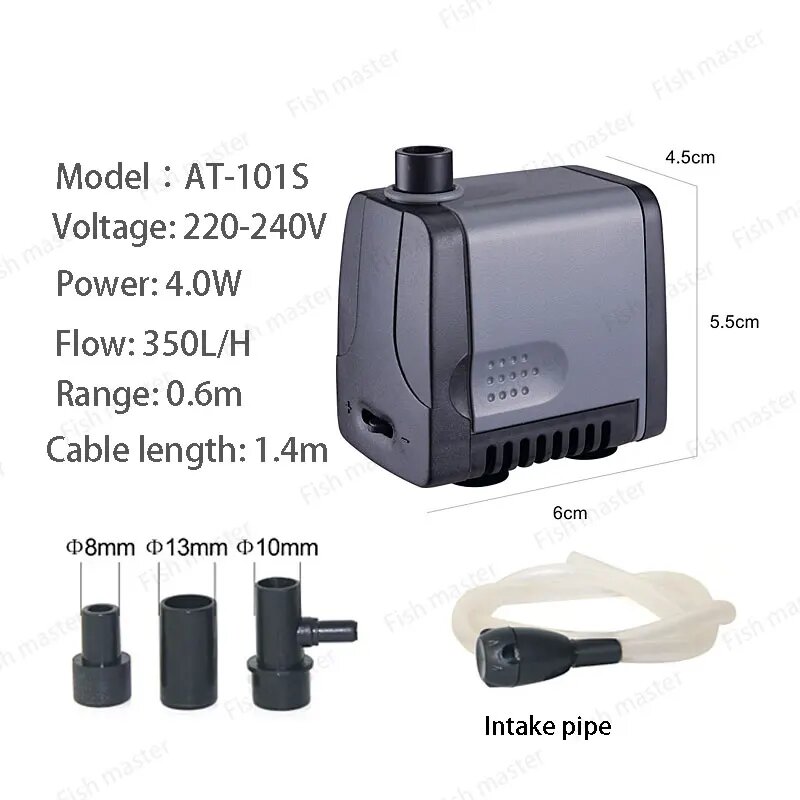 Водяной насос ATMAN EU adapter plug, AT-101S