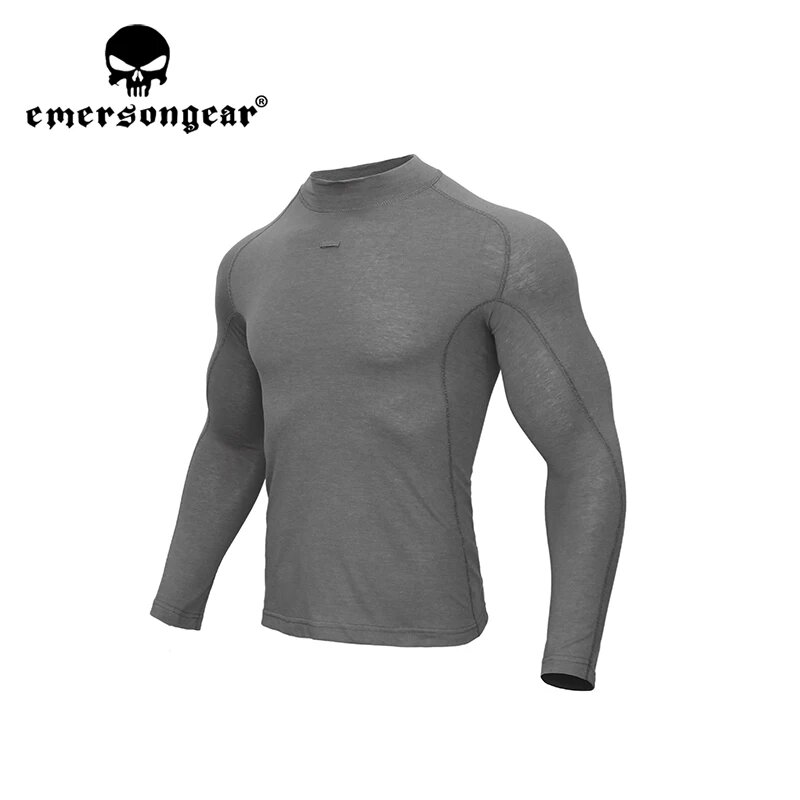 Emersongear Blue Label Marsh Frog Рубашка мужская тренировочная из хлопка и Серый, XXL, WG