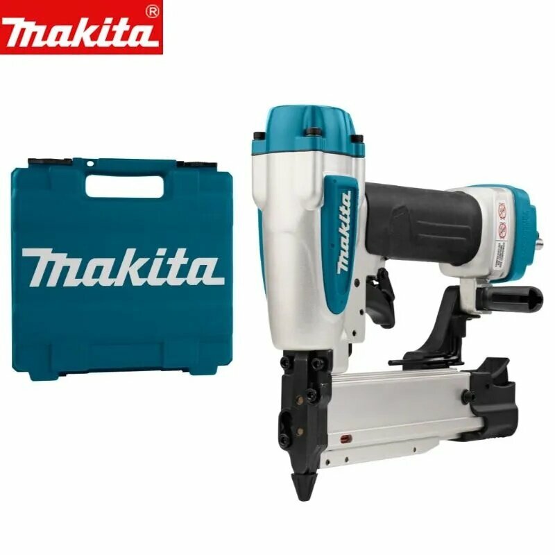 Пневматический шуруповерт Makita AF353, 23 калибра 1-3/8 дюйма, 15-35 мм, С ящиком для инструментов