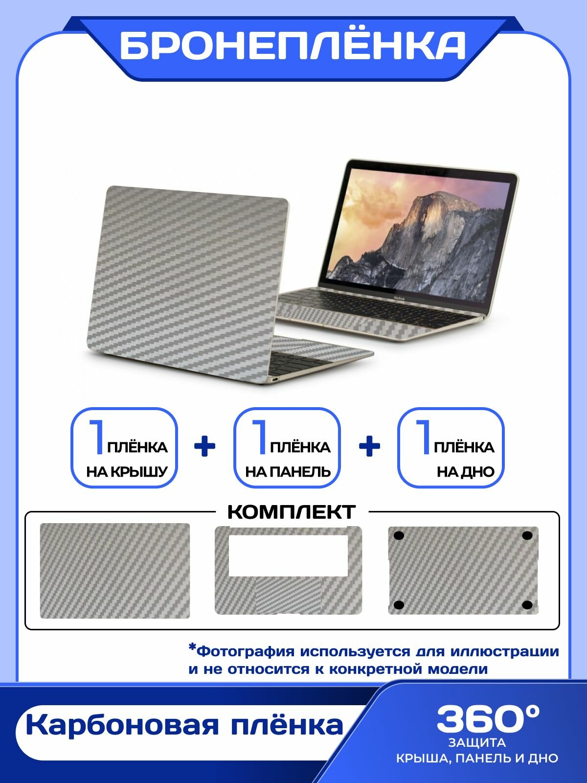 Виниловое покрытие для Macbook Air 13 2018-2019 года