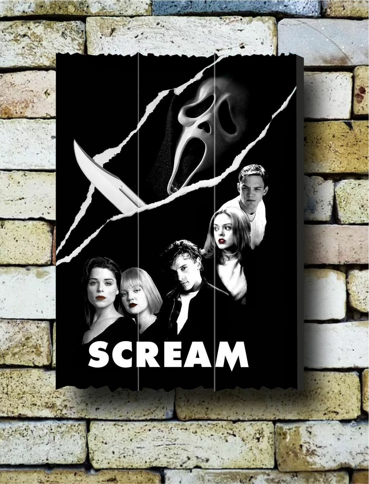 Картина на досках Крик 3 Screem
