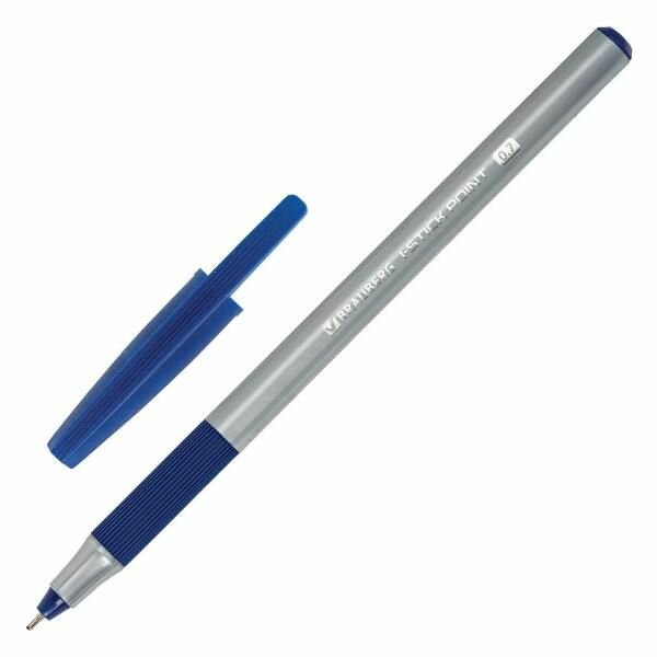 Ручка шариковая Brauberg "i-STICK POINT" 20 ШТ, синяя, линия 0,35 мм, 144024