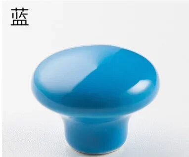 Керамическая ручка Round-blue