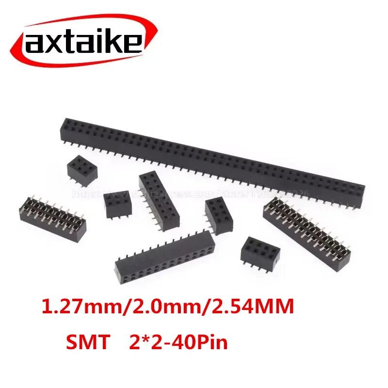 10 шт. разъемов PCB Axtaike 2x12Pin SMT 2.0мм