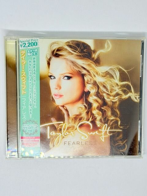 Музыкальный диск Taylor Swift-Fearless (CD, JAPAN) '09 NM+OBI