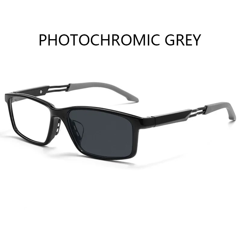 Мужские фотохромные очки RBENN +1.25, B Black Photo Grey