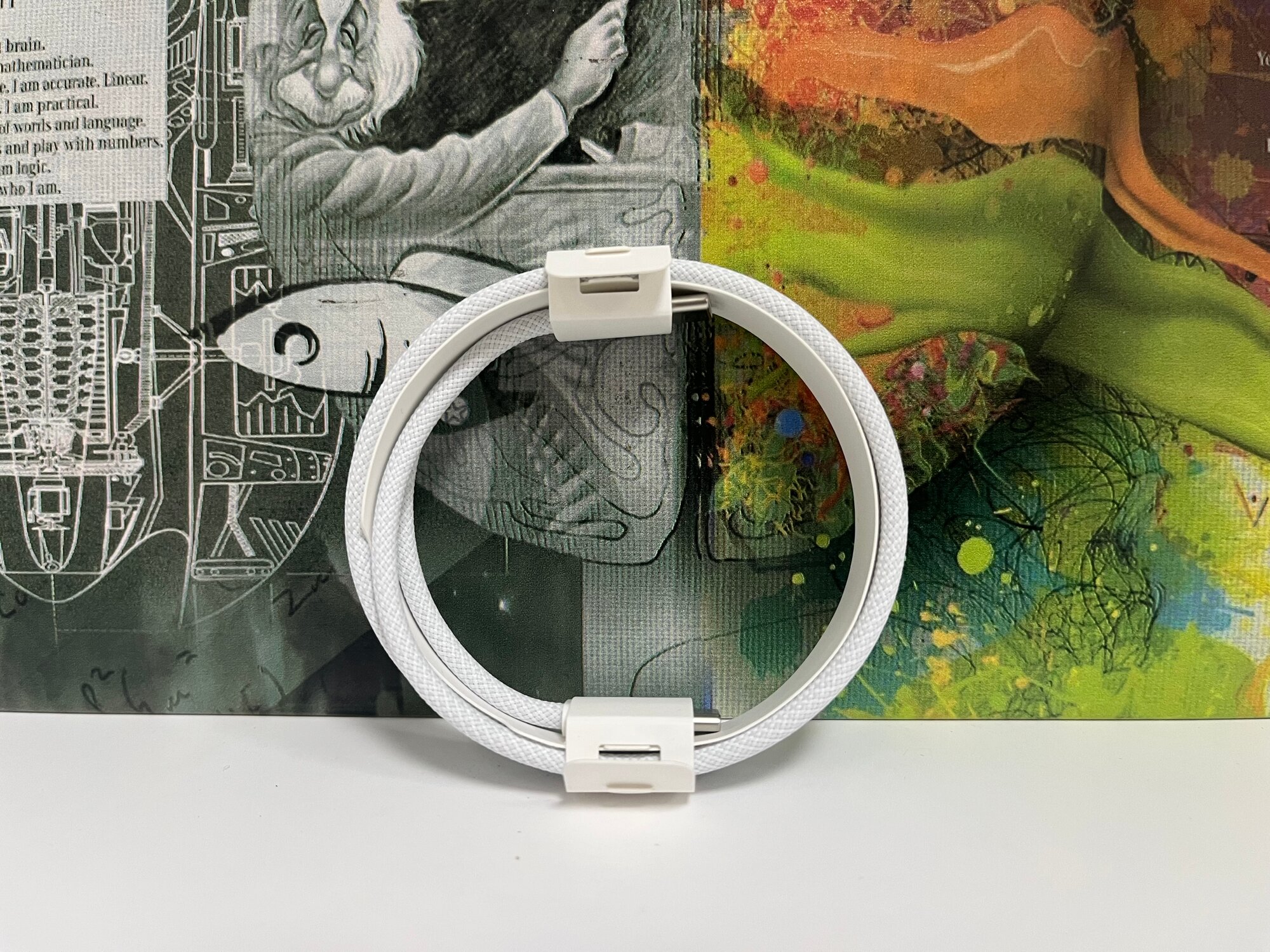 Оригинальный плетеный кабель Apple USB-C to USB-C, 1 м, 60W, модель A2795