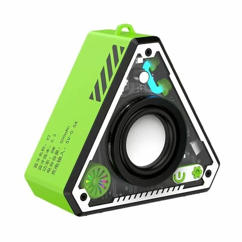 Мини портативная беспроводная Bluetooth колонка с подсветкой и шнурком