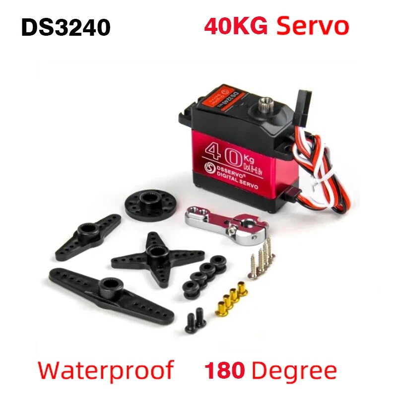 Сервопривод DS3240 40KG 180° Красный