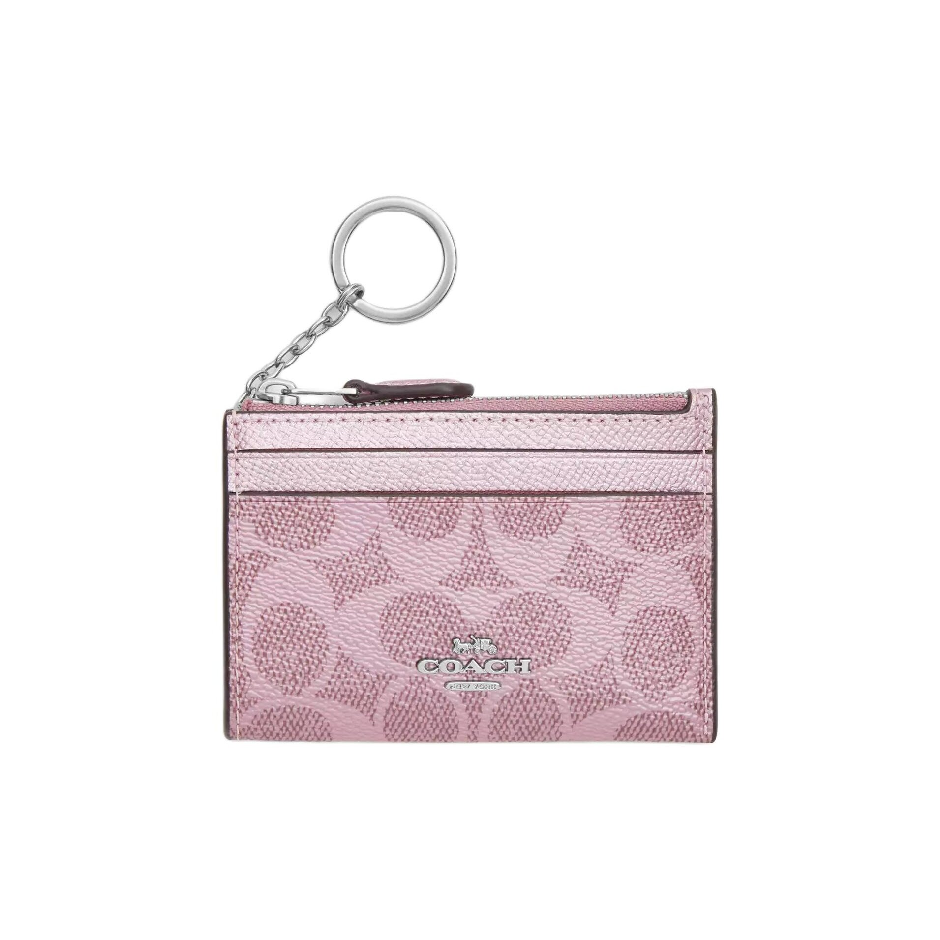 Визитница Coach, розовый, — фото 1