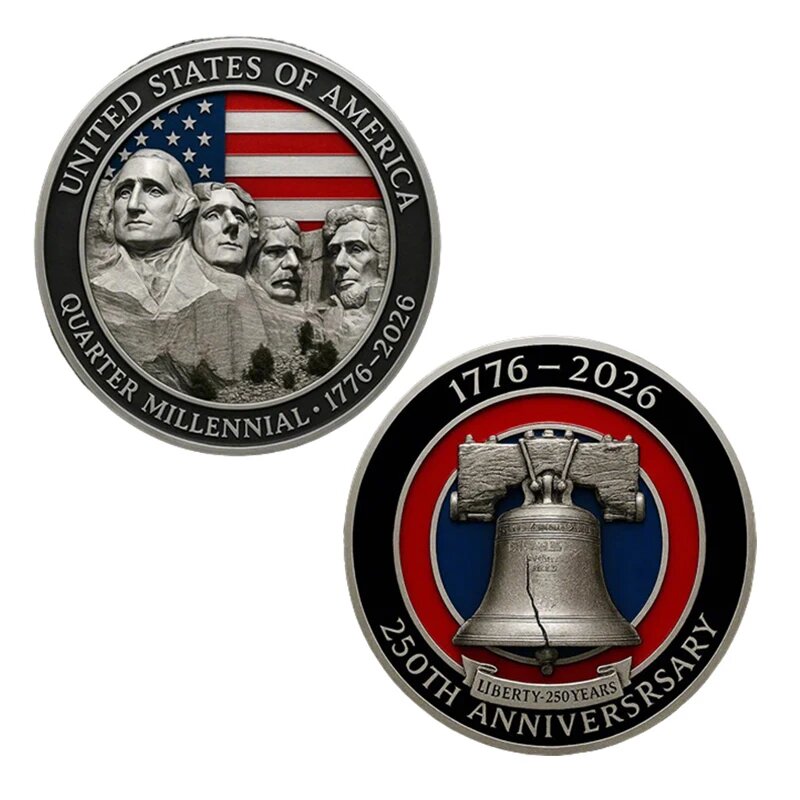 Коллекционная монета США 1776-2026, День независимости