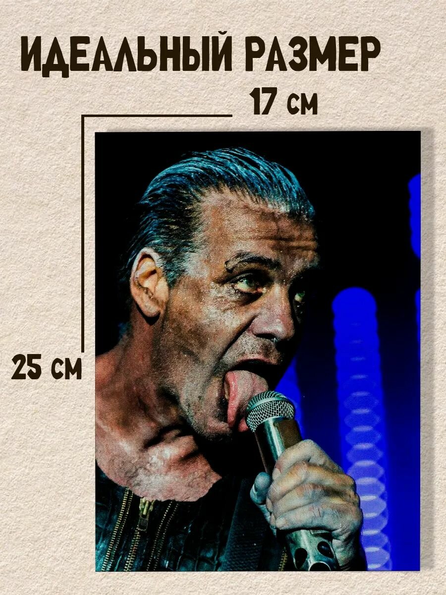 Картина на стену Rammstein, на подрамнике, 1шт, 25х17 размер. — фото 1