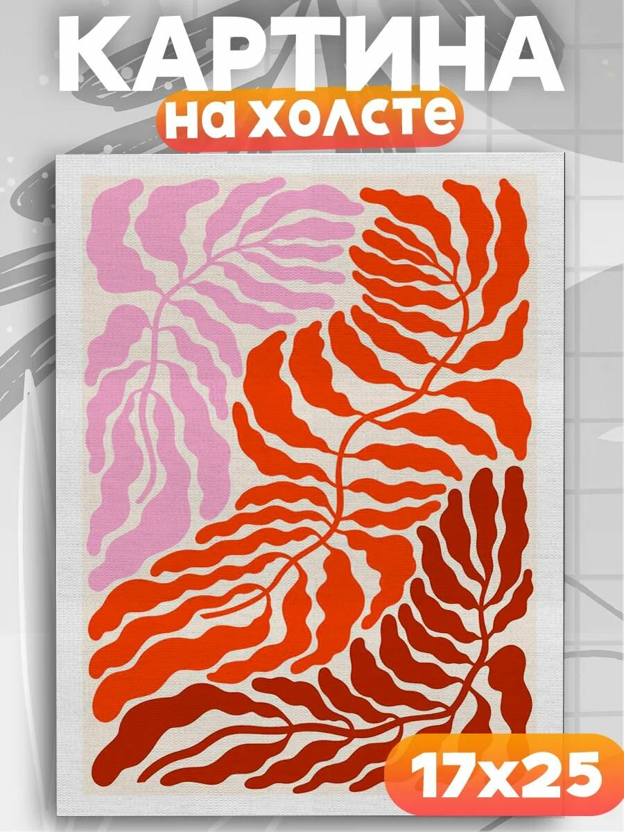 Картина на стену интерьерные Абстракция, на подрамнике, 1шт, 25х17 размер.
